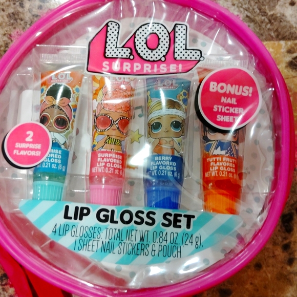 L.O.L. Surprise! | Other | Lol Surprised Lip Gloss Set Includes Bonus ...